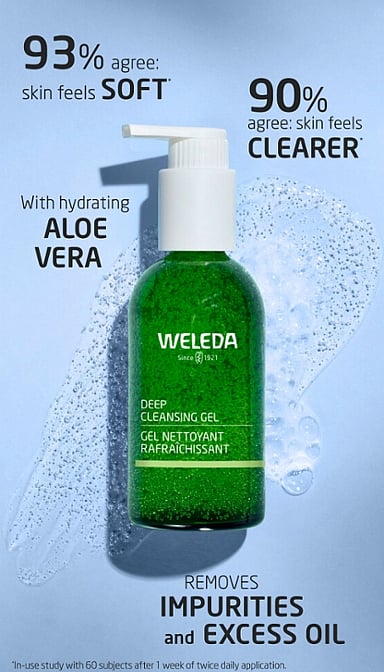 Deep Cleansing Gel for clear, balanced skin - Weleda
